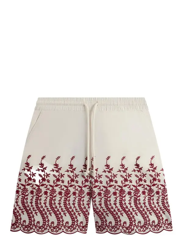 Kith Floral Eyelet Lewis Short - Cream