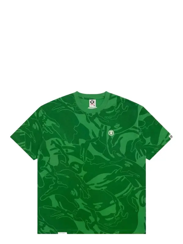 AAPE BY *A BATHING APE® Camouflage-print T-shirt - Green