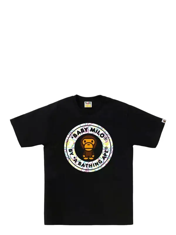 A BATHING APE Baby Milo T-shirt - Black
