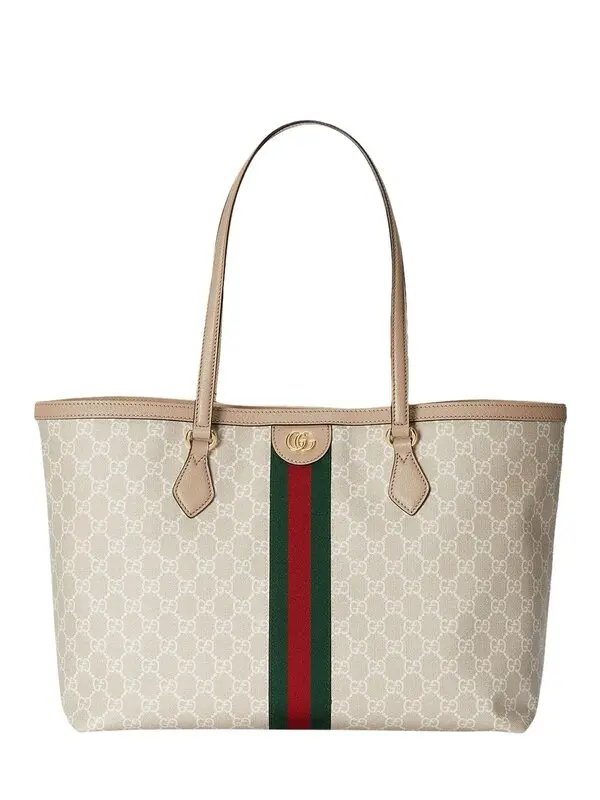 Gucci Ophidia Medium Gg Tote - Cream