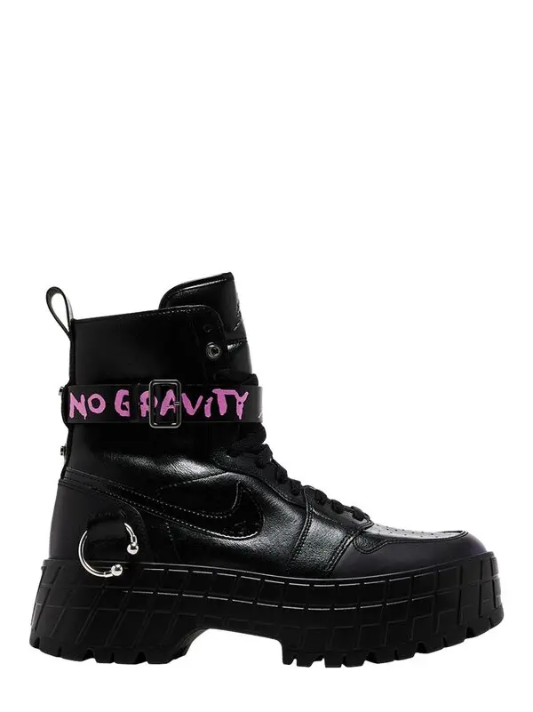 JORDAN 1 High Brooklyn 'no Gravity' Sneakers - Black