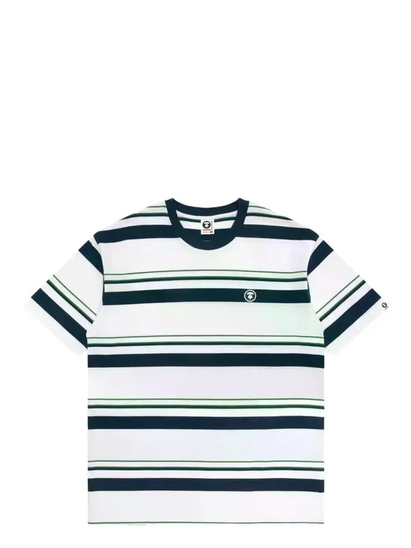 AAPE BY *A BATHING APE® Striped T-shirt - White
