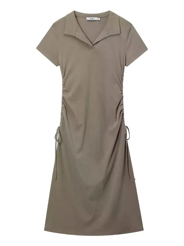 B+AB Drawstring Dress - Brown