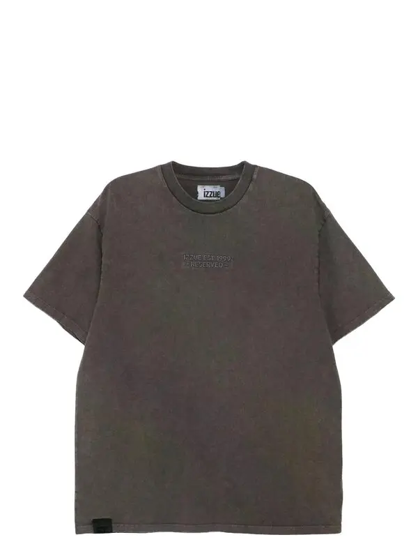 Izzue Logo-print T-shirt - Grey