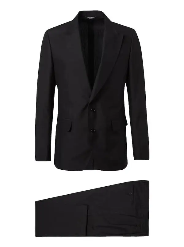 Dolce & Gabbana Silk Suit - Black