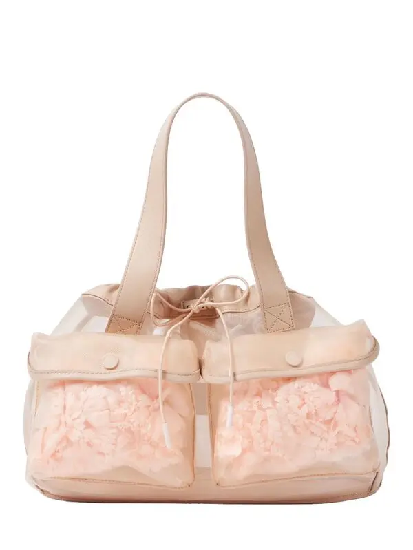 Simone Rocha Carnation Pocket Tote Bag - Neutrals