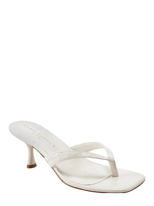 MARC FISHER LTD. Amelea 2 Sandals - Ivory