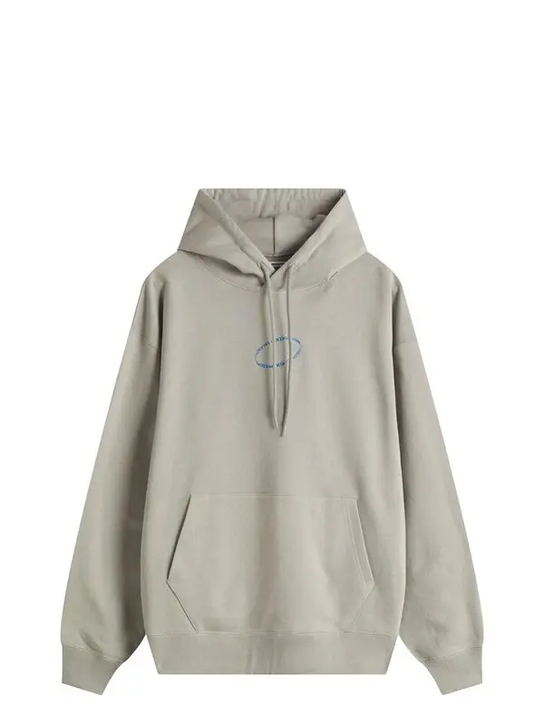 UNIFORM EXPERIMENT Loop Logo Hoodie - Light Gray