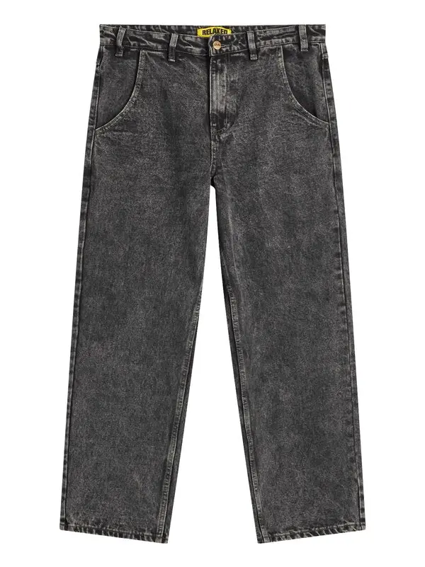 BUTTER GOODS Alpine Denim Jeans - Distressed Black