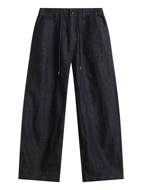 FRIZMWORKS Denim Balloon Pants - Indigo