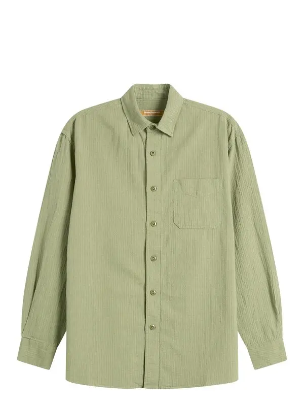 FRIZMWORKS Og Seersucker Shirt - Olive