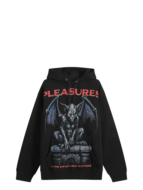PLEASURES Gargoyle Hoodie - Black