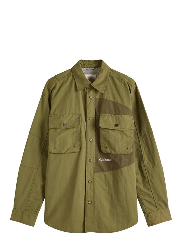 Gramicci Nylon Brentwood Shirt - Olive