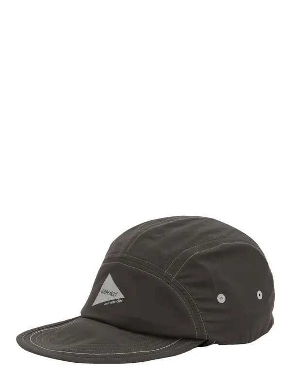 Gramicci X And Wander Brushed Nylon Sunshade Cap - Charcoal