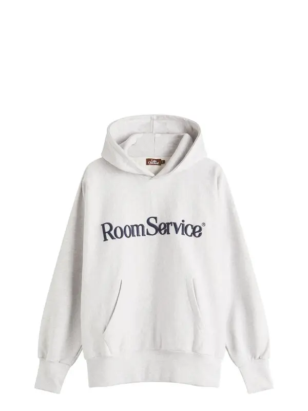 LATE CHECKOUT Room Service Hoodie - Grey