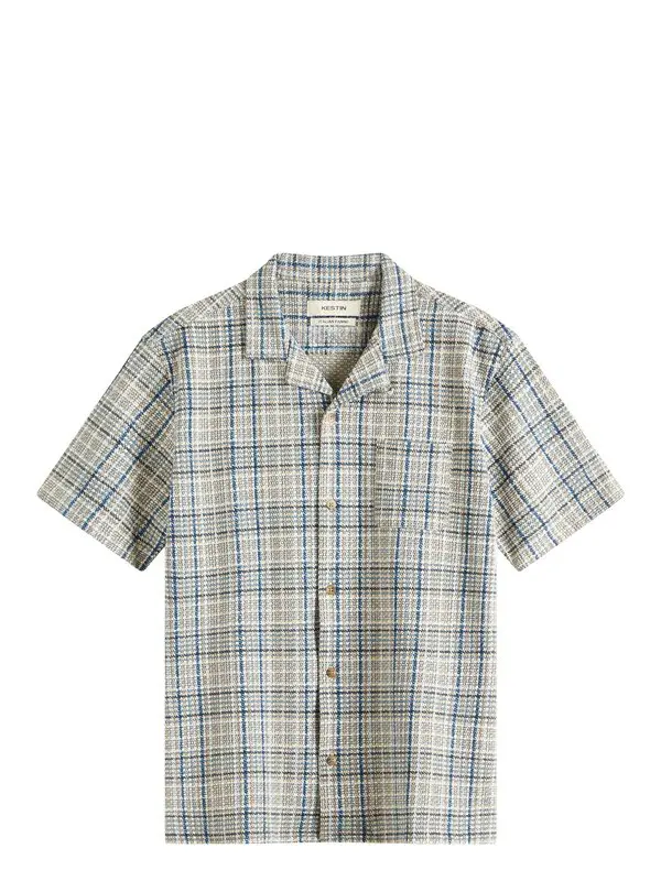 KESTIN Crammond Multi Check Shirt - Blue Multi Check