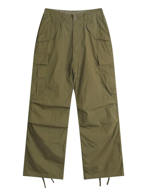 BEAMS Big 6 Pocket Cargo Trousers - Olive