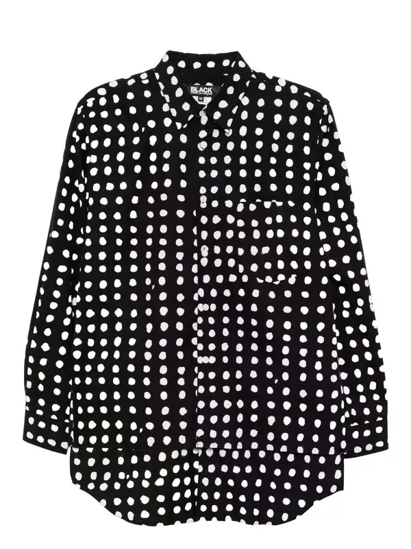 BLACK COMME DES GARÇONS Filip Pagowski Polka-dot Shirt - Black