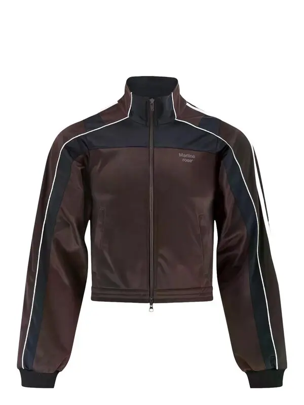 Martine Rose Shrunken Track Jacket - Brown