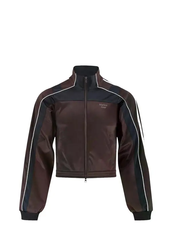 Martine Rose Shrunken Track Jacket - Brown