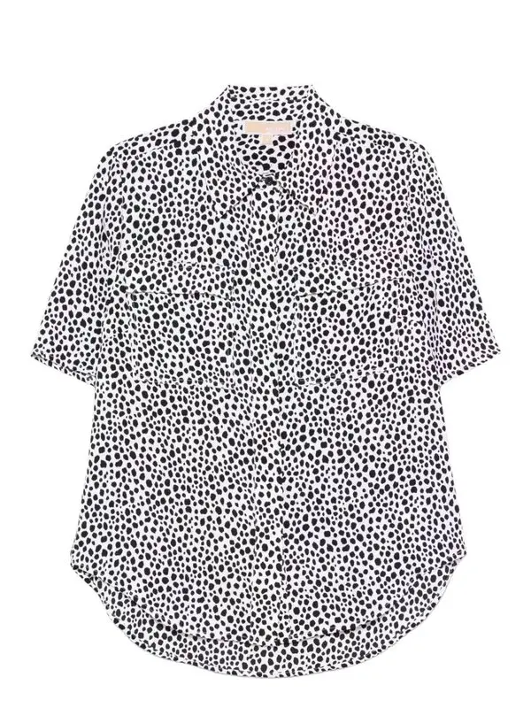 Michael Kors Cheetah-print Shirt - White
