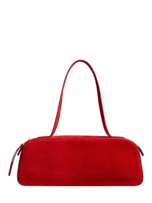 Khaite Simona Suede Shoulder Bag - Rebel
