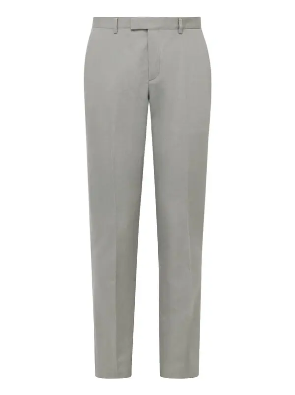 Paul Smith Slim-fit Linen-blend Suit Trousers - Green