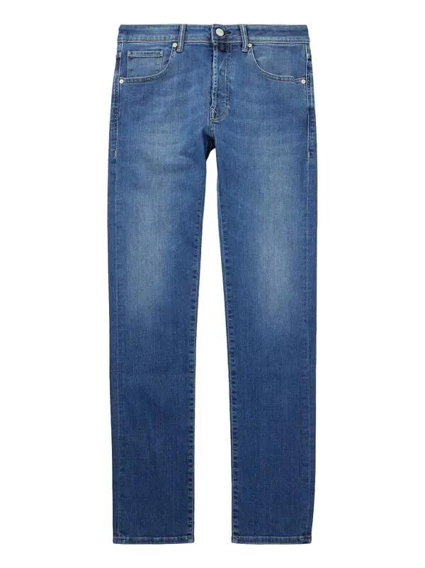 SLOWEAR Division Slim-fit Straight-leg Jeans - Blue