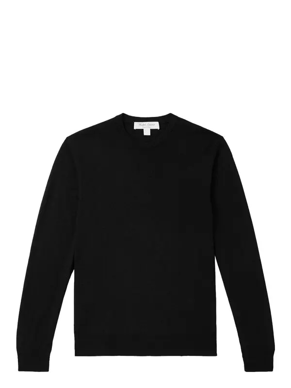 Ralph Lauren Purple Label Cashmere Sweater - Black