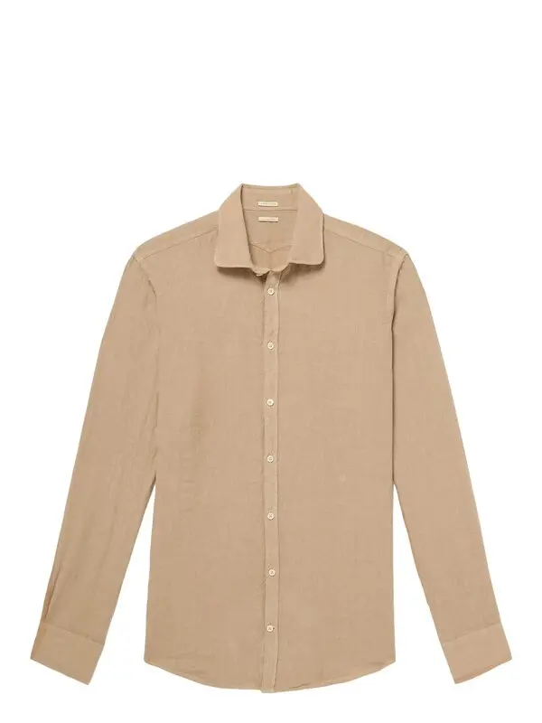 Massimo Alba Linen Shirt - Neutrals