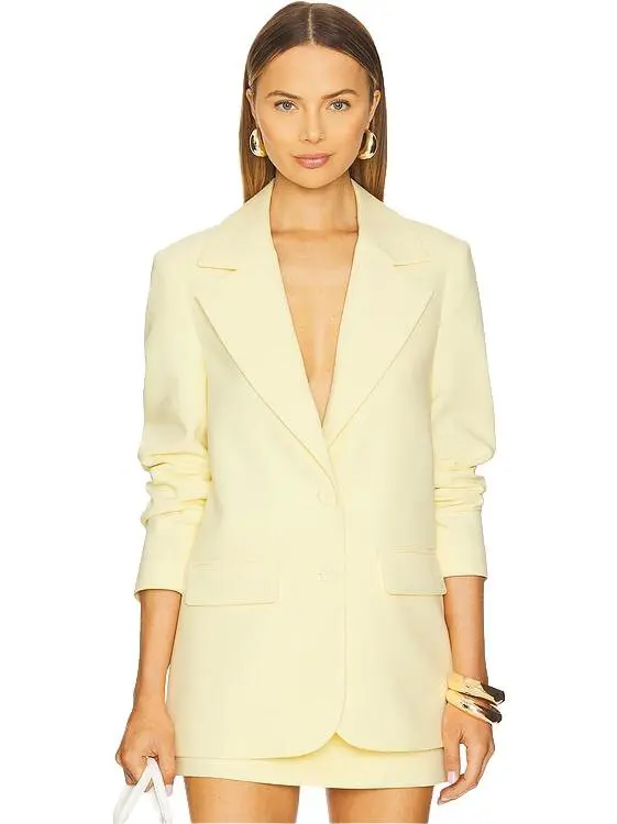 FAVORITE DAUGHTER The Favorite Oversized Blazer - Lemon