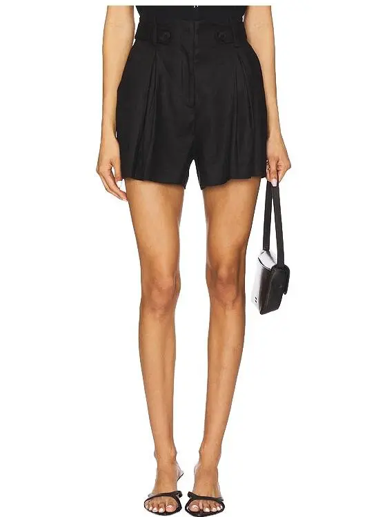 Astr The Label Ollie Shorts - Black