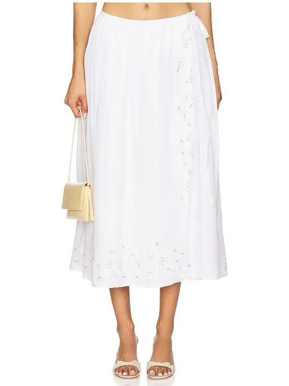 Ciao Lucia Izar Skirt - White