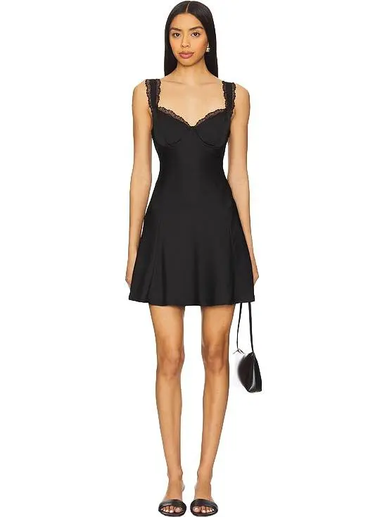 Astr The Label Alva Mini Dress - Black