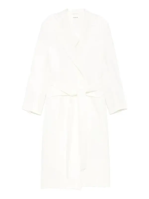 P.a.r.o.s.h Belted Trench Coat - White