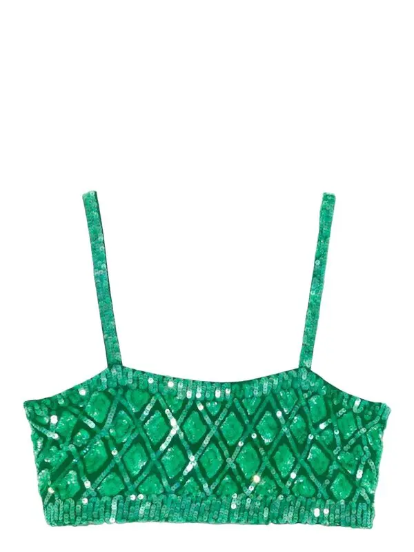 P.a.r.o.s.h Gild Top - Green