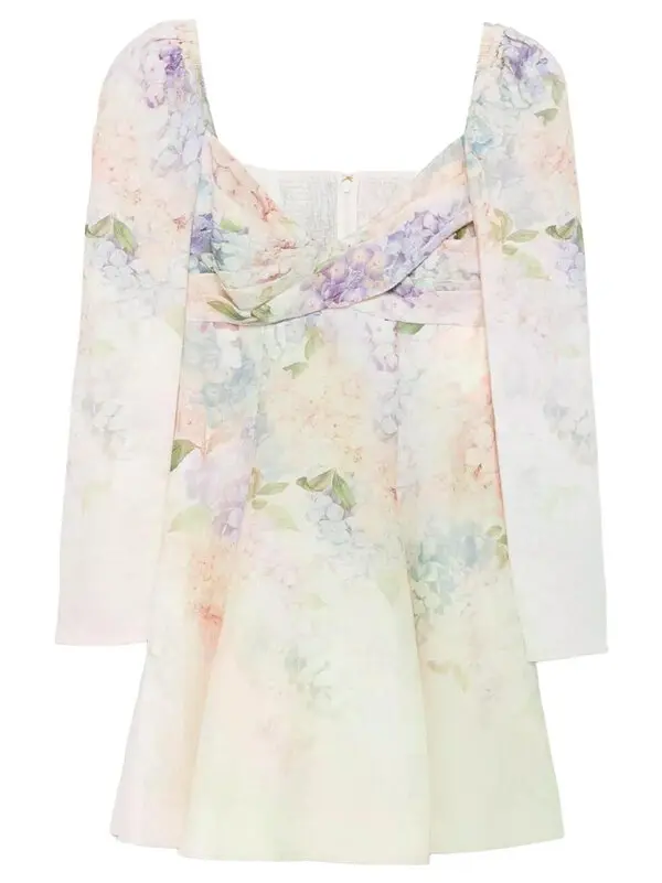 Zimmermann Dawning Mini Dress - Pink
