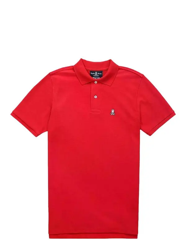 Psycho Bunny Piqué-weave Polo Shirt - Red