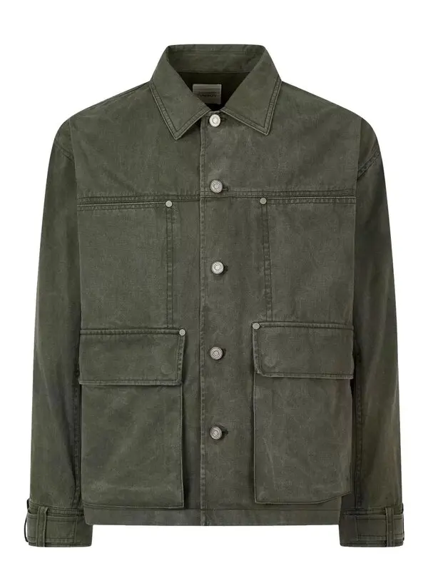 STUDIO TOMBOY Denim Shirt Jacket - Green