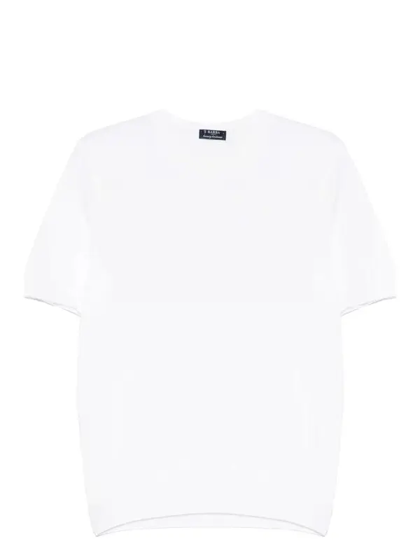 BARBA NAPOLI Fine-knit T-shirt - White