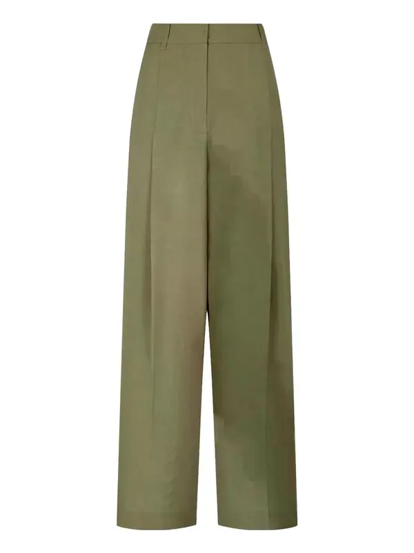 STUDIO TOMBOY Pleat-detail Trousers - Green