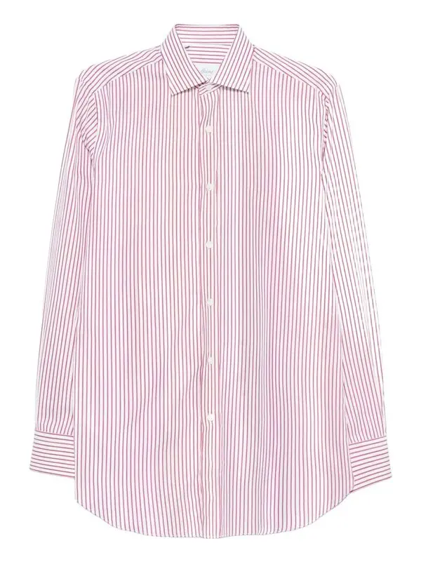 Brioni Striped Shirt - White