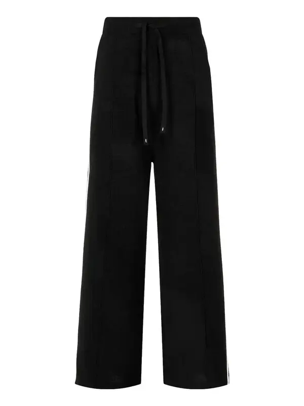 STUDIO TOMBOY Side-stripe Track Pants - Black