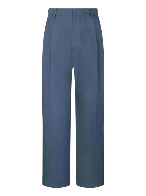 STUDIO TOMBOY Pintuck-detail Trousers - Blue
