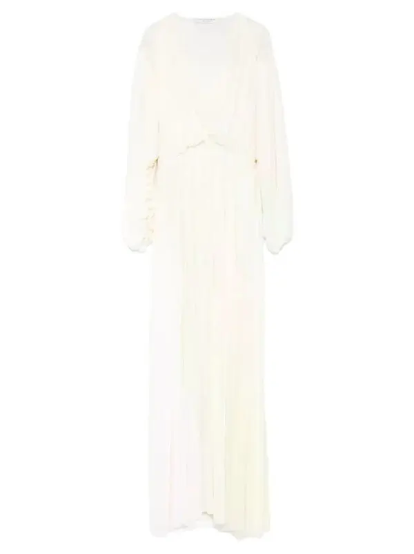 Philosophy Di Lorenzo Serafini V-neck Maxi Dress - White