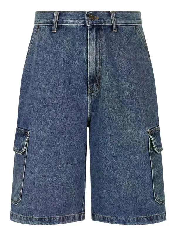 STUDIO TOMBOY Denim Cargo Shorts - Blue