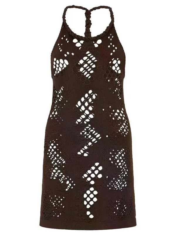 Roberto Cavalli Sleeveless Dress - Brown