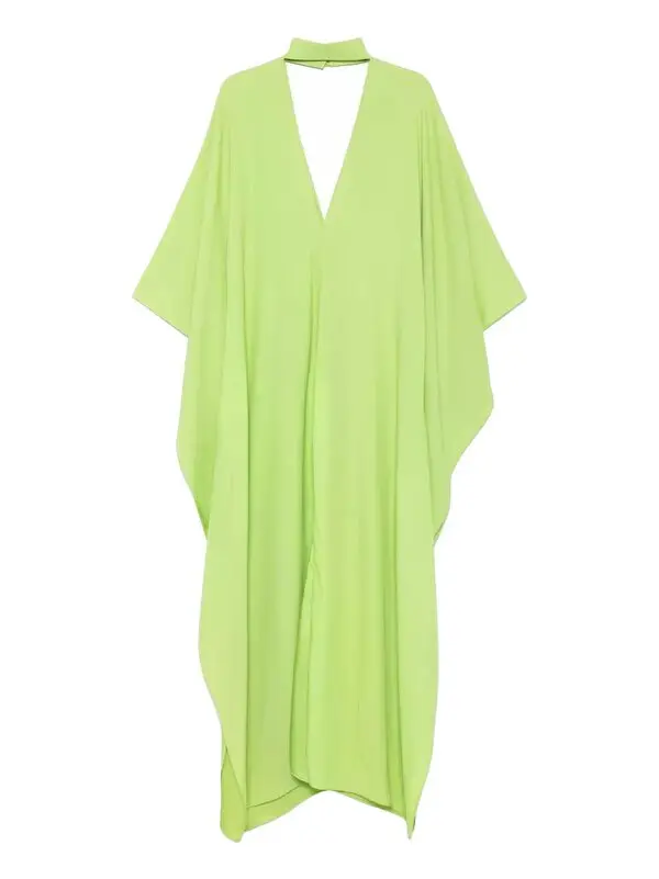 TALLER MARMO Crepe Kaftan - Green
