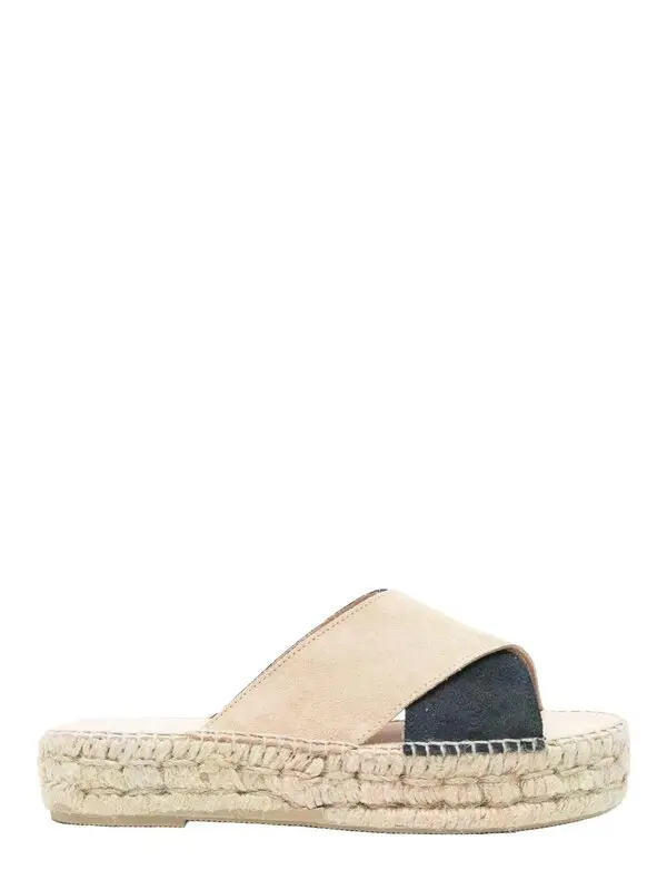 Manebí Suede Espadrilles - Neutrals