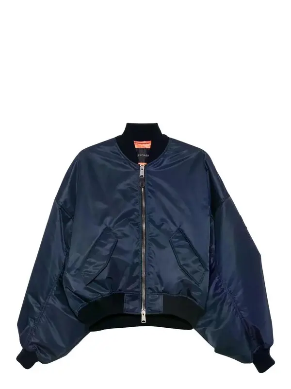 Balenciaga Padded Bomber Jacket - Blue